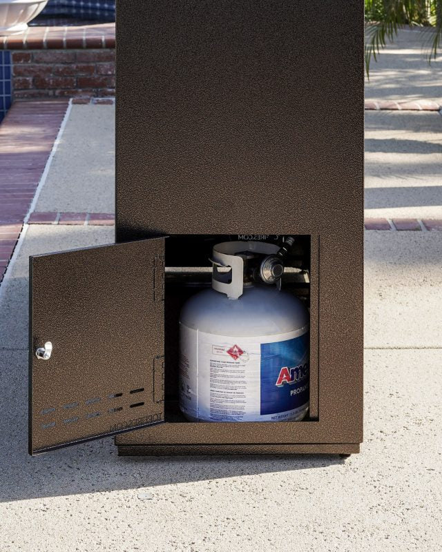 Fire Pits with Integrated Tank Storage | Concealed Propane Designs ...